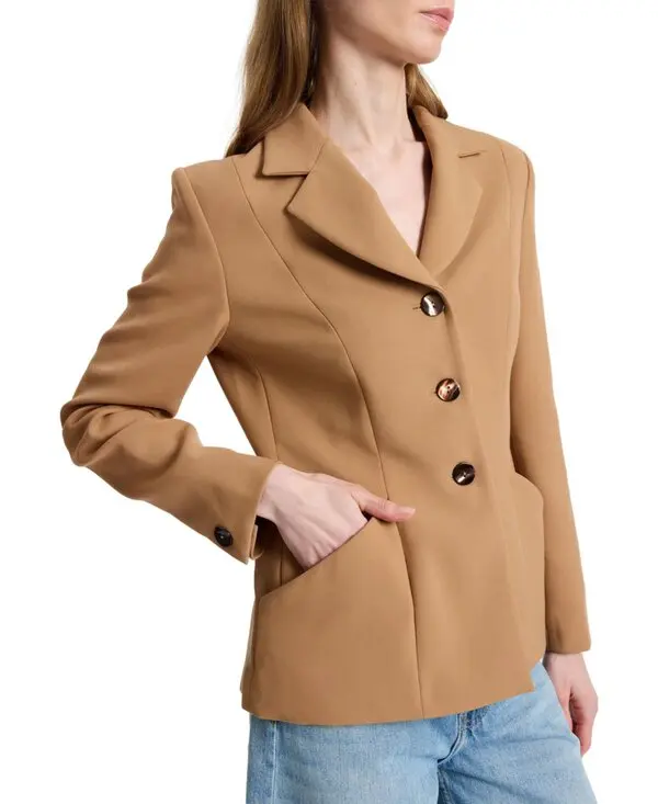 Santorelli Febe Crepe Jacket With Bucket Pockets