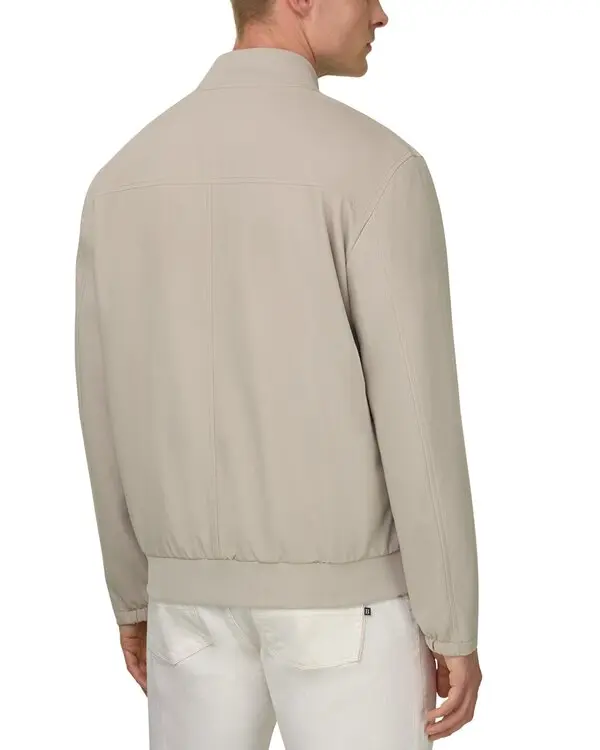 Boggi Milano Regular Fit Wool Mix Bomber Jacket