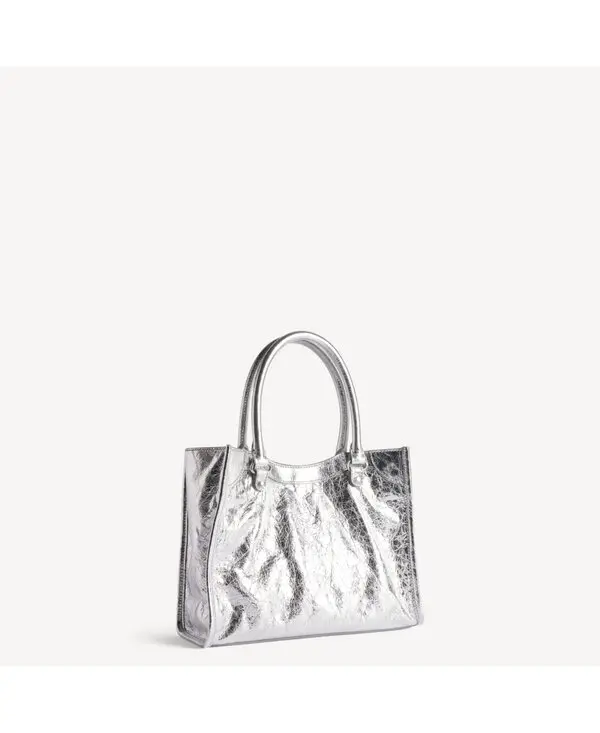 Balenciaga Le City Mini Tote Bag - Silver