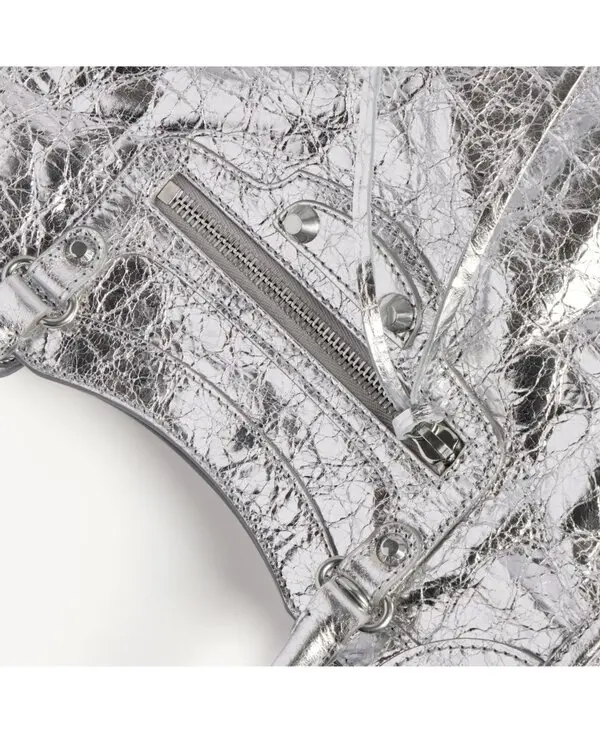 Balenciaga Le City Mini Tote Bag - Silver