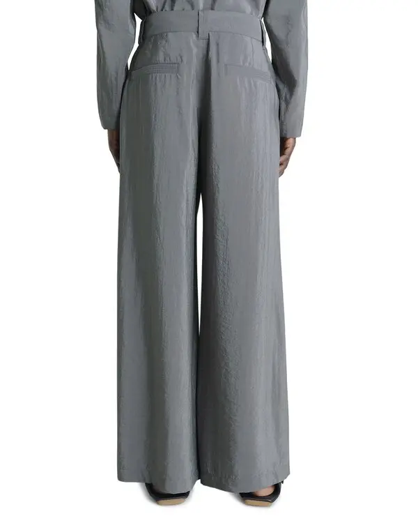 LEMAIRE Relaxed Fit Tailored Pants - Aluminium