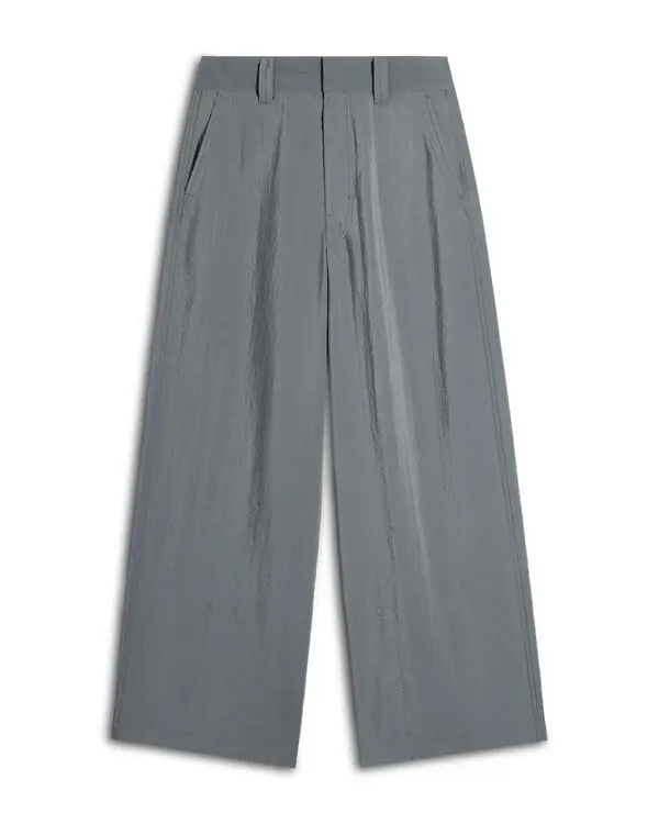 LEMAIRE Relaxed Fit Tailored Pants - Aluminium