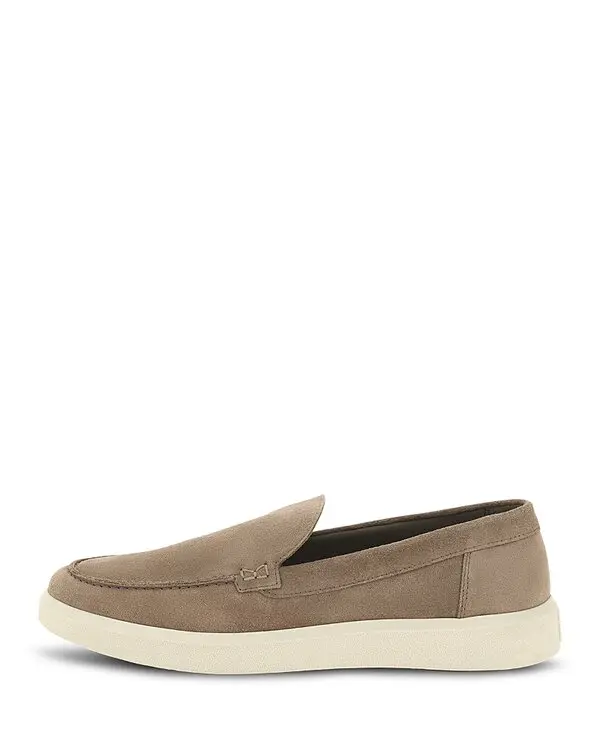 Boggi Milano Suede Leather Loafer Sneakers - Beige