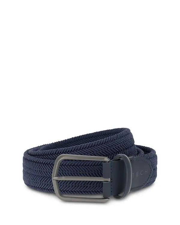 Boggi Milano Braided Belt - Navy Blue