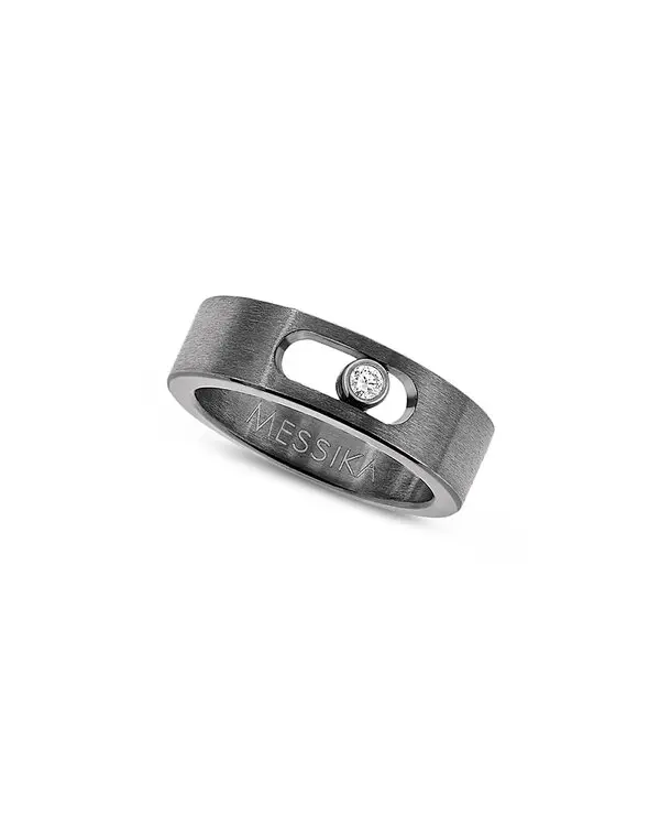 Messika Move Titanium Diamond Ring - Graphite Titanium