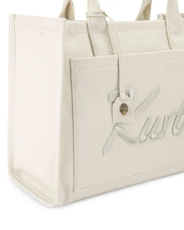 Kurt Geiger Kurt Canvas Tote - White