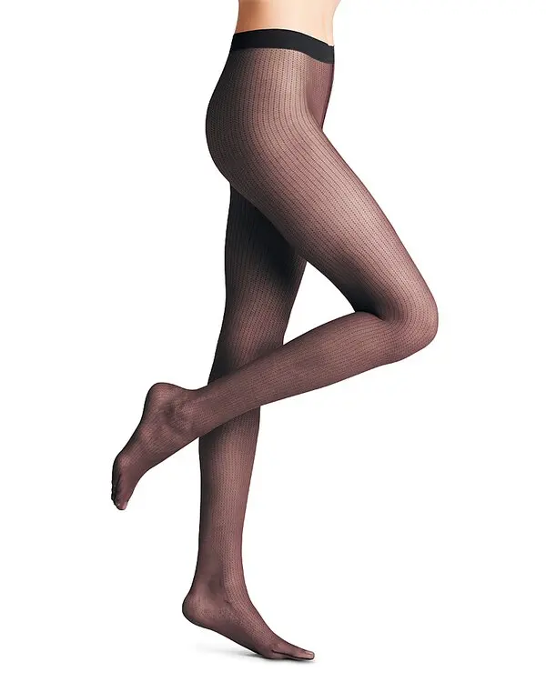 Falke Body Chain Tights - Black