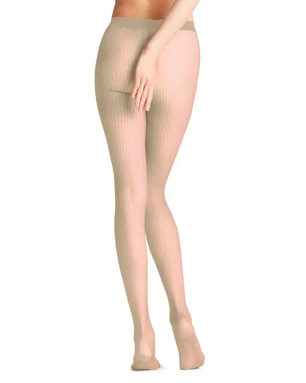 Falke Body Chain Tights - Champagne