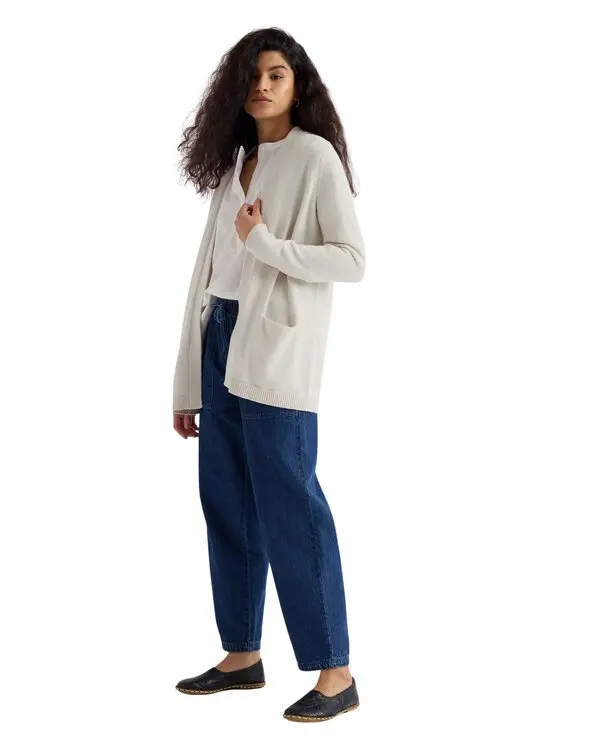 SEASALT CORNWALL Riverboat Cardigan - Chalk