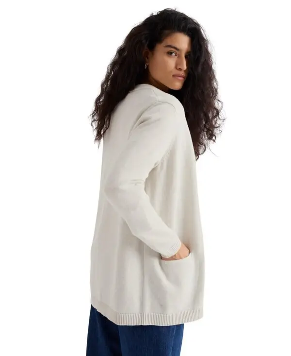 SEASALT CORNWALL Riverboat Cardigan - Chalk