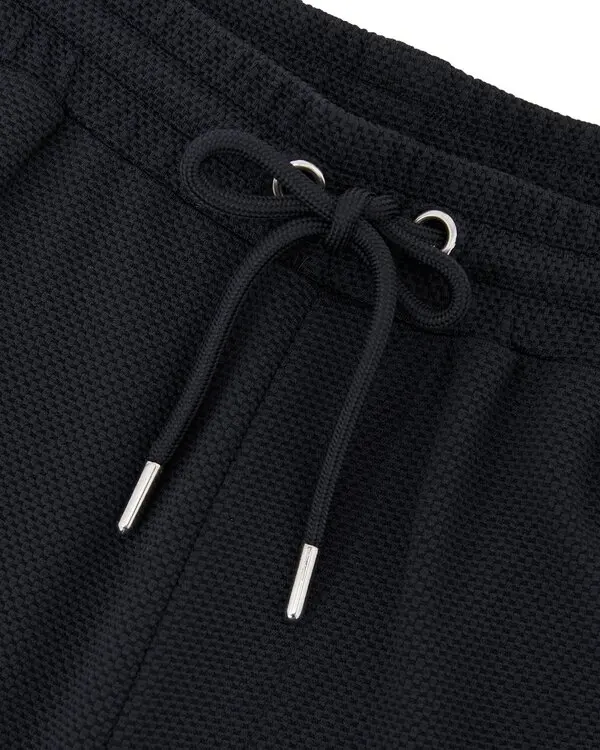 REISS Textured Drawstring Shorts 7 - Navy