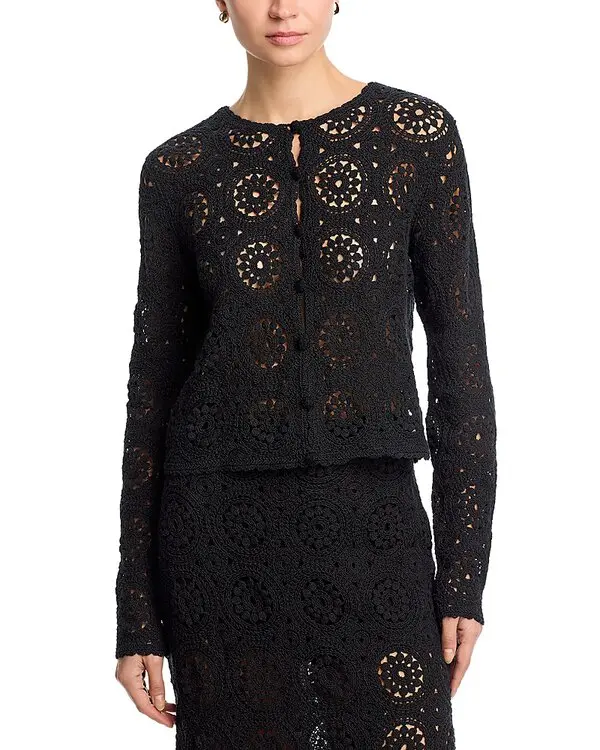 FRAME The Crochet Cardigan