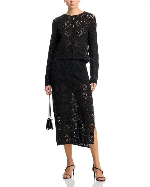 FRAME The Crochet Cardigan
