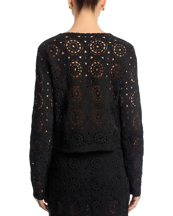 FRAME The Crochet Cardigan