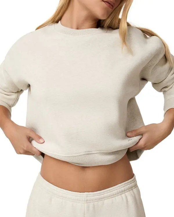Vuori Restore Mini Crewneck Sweatshirt - Bone Heather