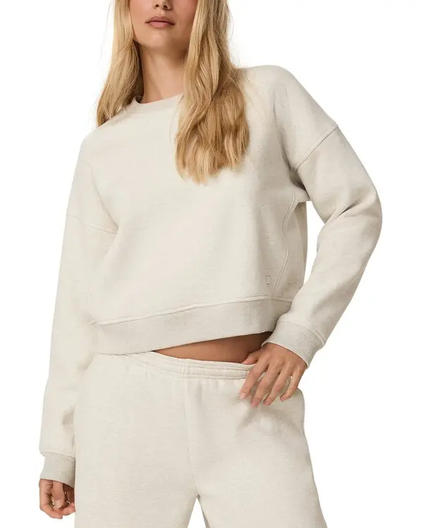 Vuori Restore Mini Crewneck Sweatshirt - Bone Heather
