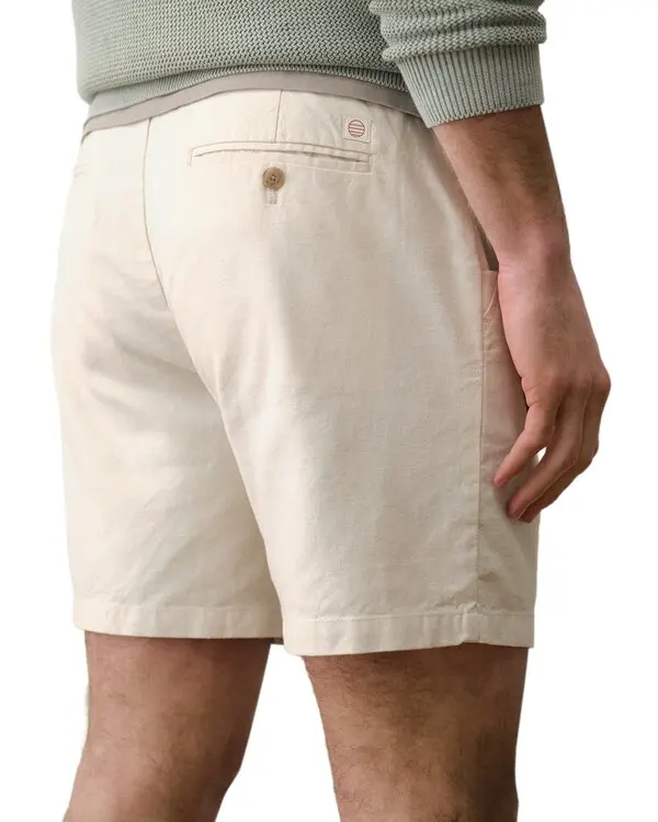 Marine Layer 7" Hemp Chino Shorts - Natural