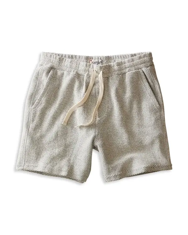 Marine Layer Portola 6" Beach Shorts - White/navy