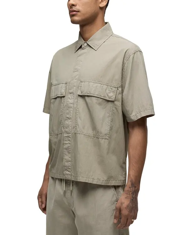 Hudson Jeans Utility Pocket Short Sleeve Shirt - Laurel