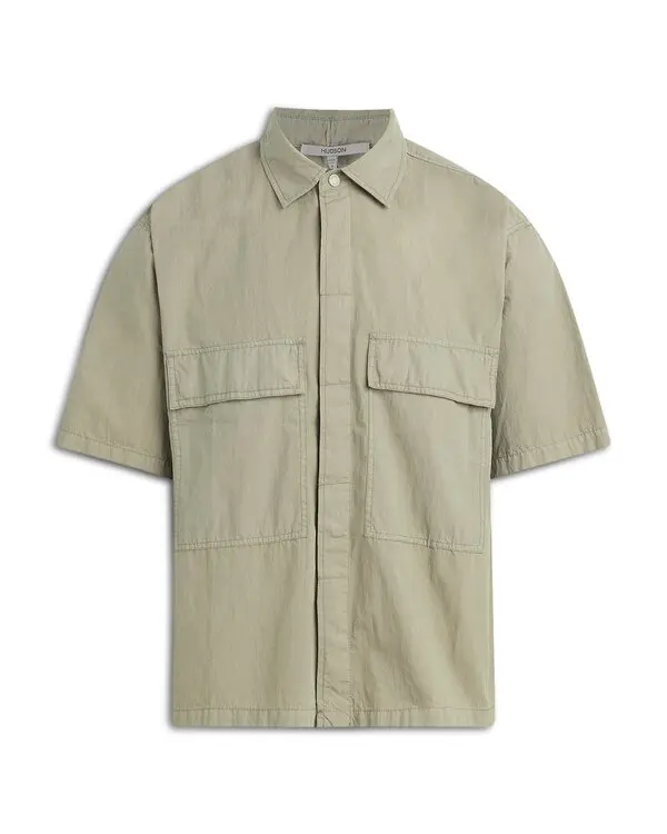 Hudson Jeans Utility Pocket Short Sleeve Shirt - Laurel