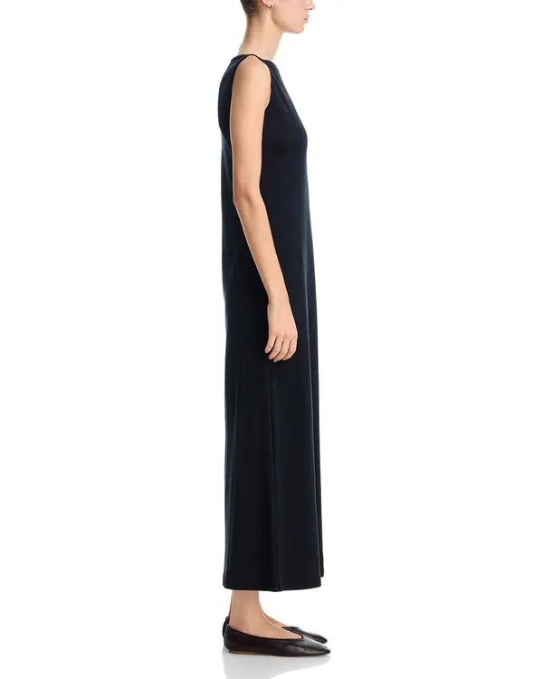 LESET Nando Boatneck Maxi Dress - Black