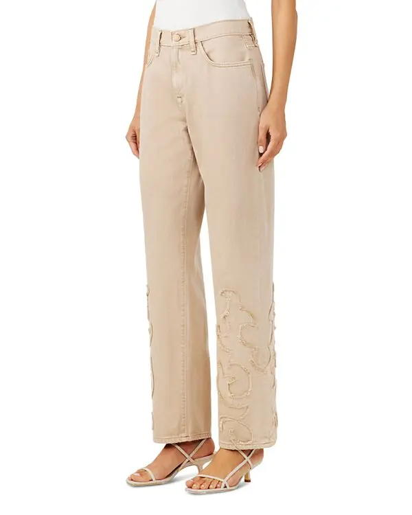 TRIARCHY Birkin Mid-rise Straight Jeans - Coco Mousse