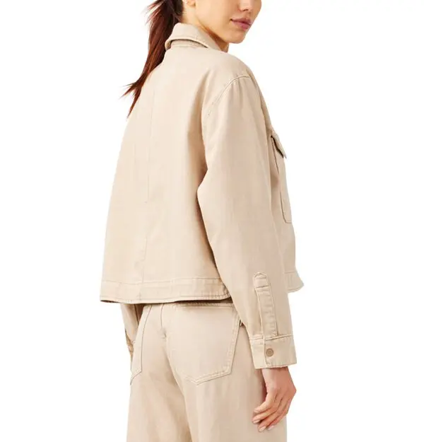 TRIARCHY Cropped Jean Jacket