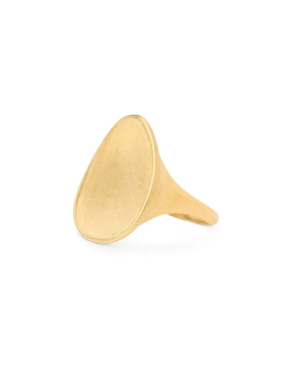 Marco Bicego 18k Yellow Lunaria Signet Ring - Gold
