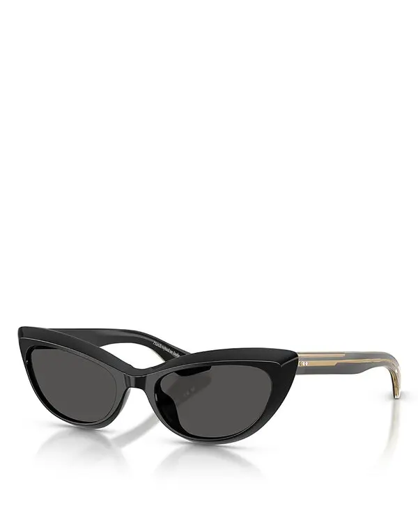 Khaite Cat Eye Sunglasses, 53mm - Black