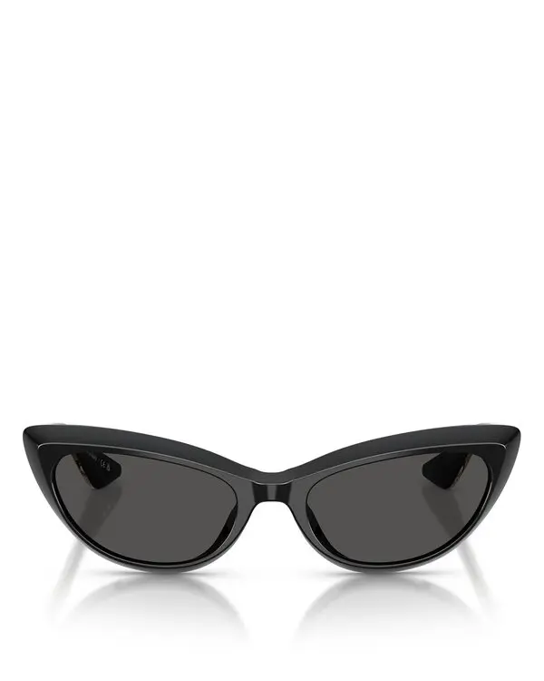 Khaite Cat Eye Sunglasses, 53mm - Black