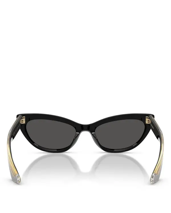 Khaite Cat Eye Sunglasses, 53mm - Black