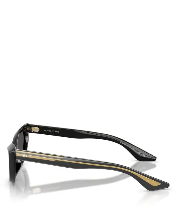 Khaite Cat Eye Sunglasses, 53mm - Black