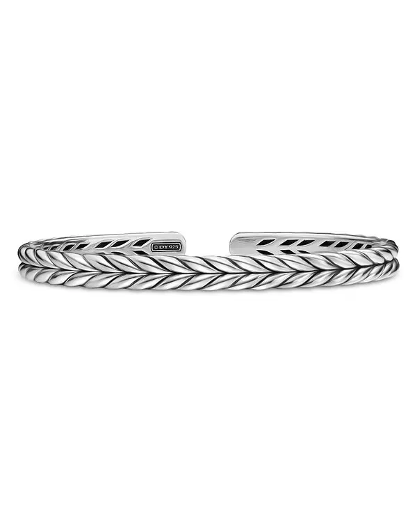 David Yurman Chevron Flex Bracelet - Silver