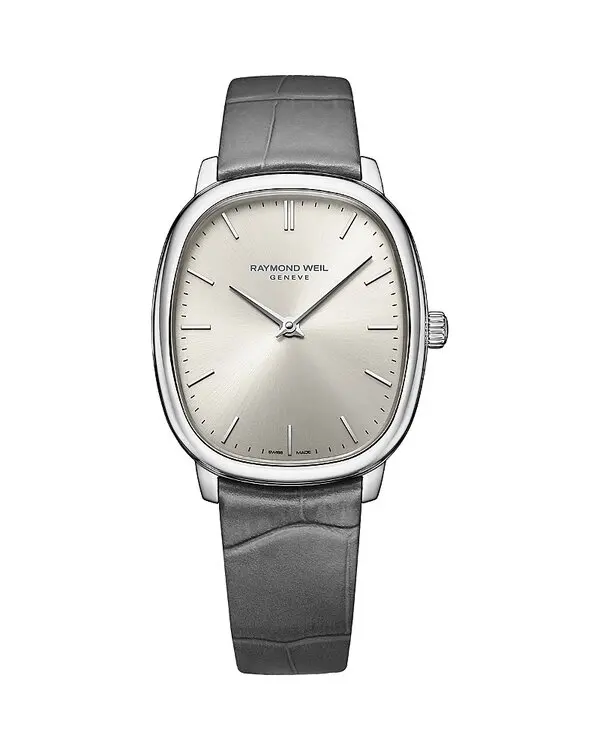 RAYMOND WEIL Toccata Heritage Mechanical Strap Watch, 33mm X 38mm - Grey/silver