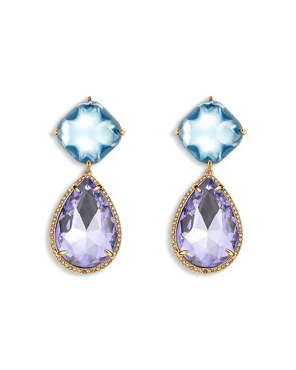Kurt Geiger Candy Gemstone Drop Earrings - Blue