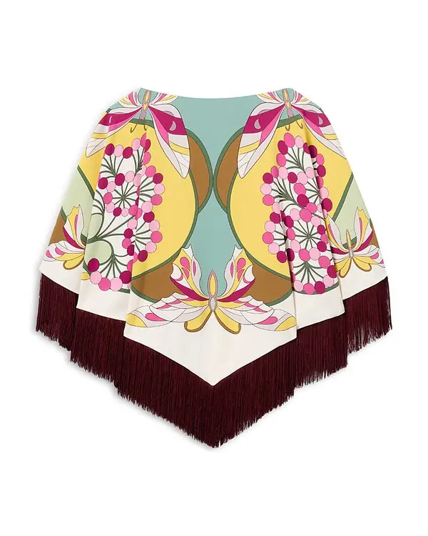 La DoubleJ Reversible Mini Poncho - Florette Placée