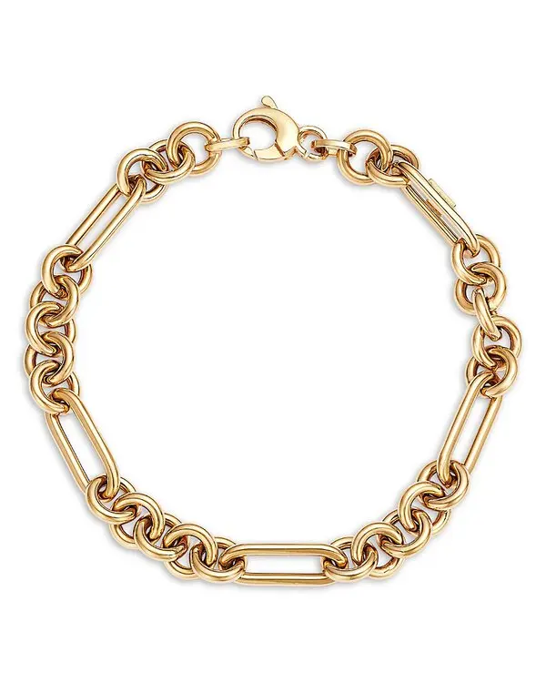 Bloomingdale'S 14k Yellow Metropolitan Link Chain Bracelet - Gold