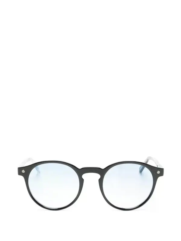 SNOB Round-frame Eyeglasses - Black