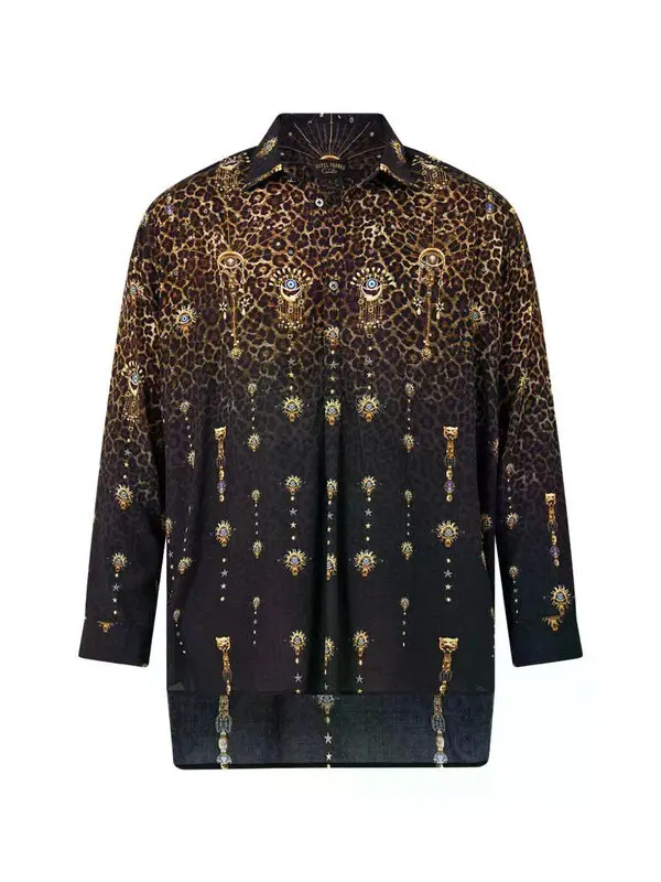 Camilla Long-sleeve Shirt - Black