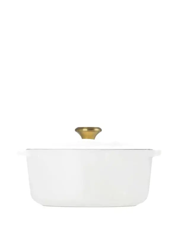 LE CREUSET Round Cocotte Pot - White