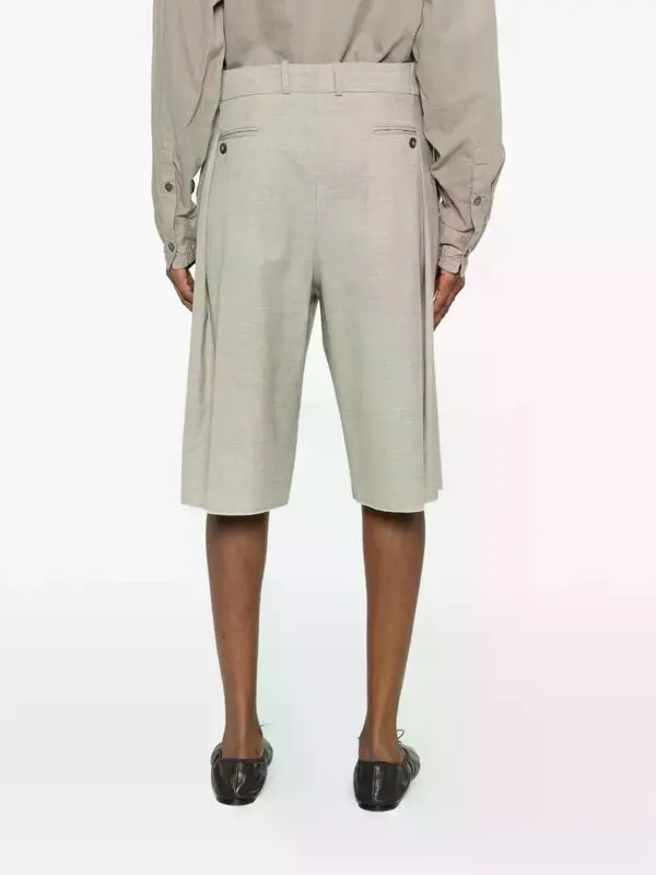 SONIA CARRASCO Pleated Tailored Shorts