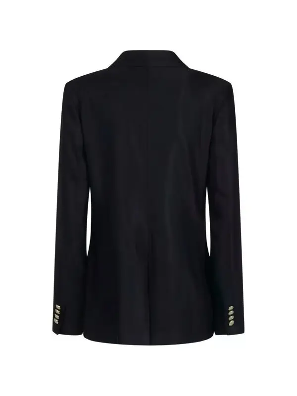 Tagliatore Double-breasted Linen Blazer - Blue