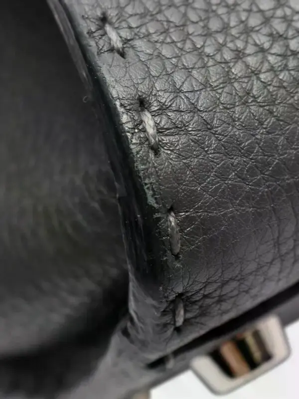 Fendi Medium Leather Selleria Peekaboo Iconic Satchel - Grey