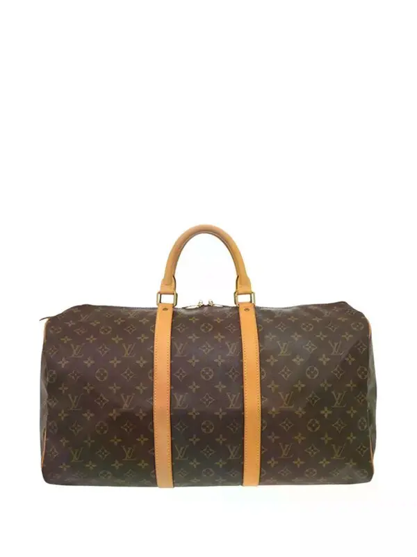 LOUIS VUITTON 20th Century Monogram Keepall 50 Travel Bag - Brown