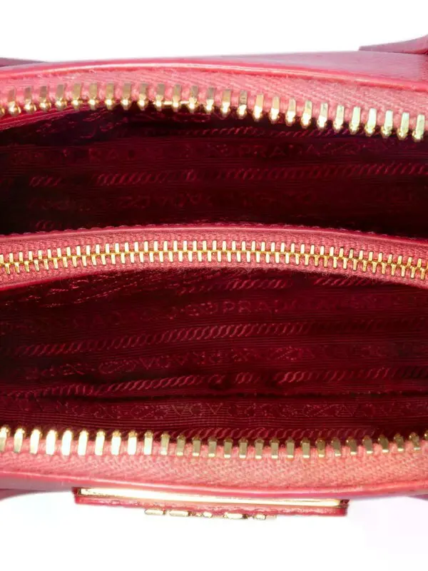 Prada Saffiano Lux Promenade Satchel - Pink