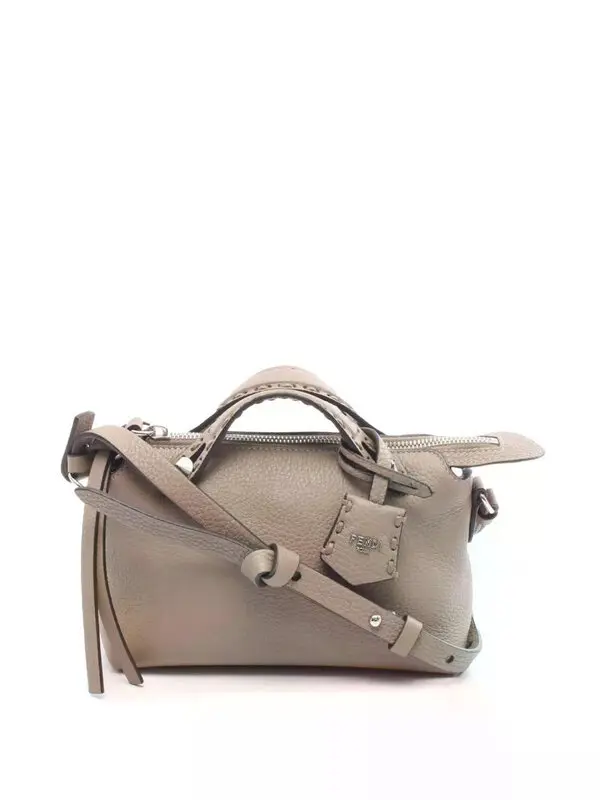 Fendi Mini Leather Selleria The Way Satchel - Neutrals