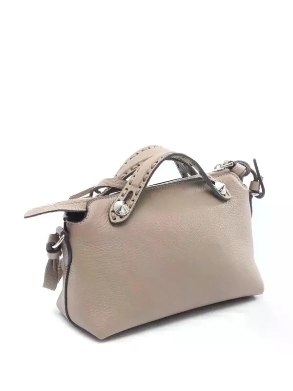 Fendi Mini Leather Selleria The Way Satchel - Neutrals