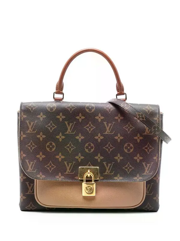 LOUIS VUITTON 2018 Monogram Marignan Satchel - Brown