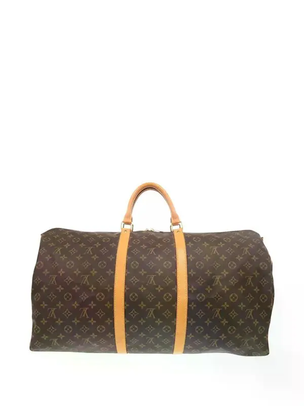 LOUIS VUITTON 2004 Monogram Keepall Bandouliere 60 Travel Bag