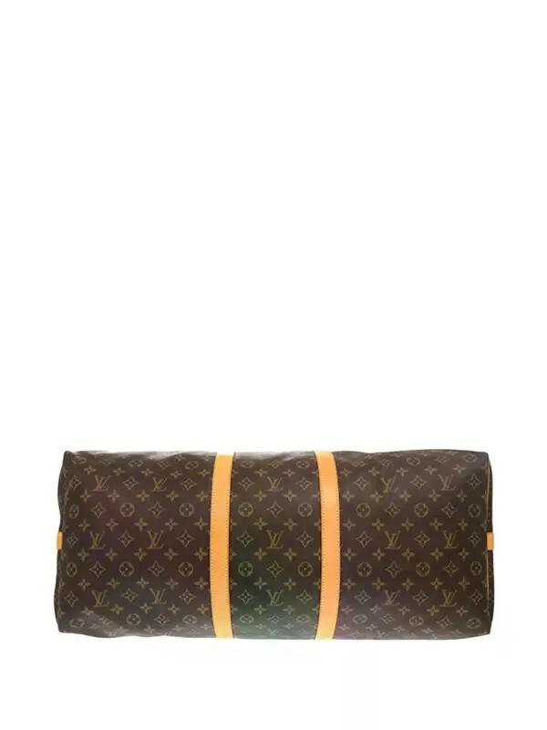 LOUIS VUITTON 2004 Monogram Keepall Bandouliere 60 Travel Bag